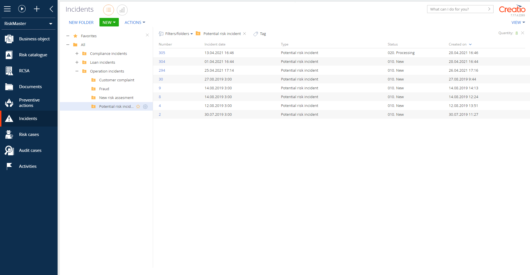 RiskMaster for Creatio | Creatio Marketplace