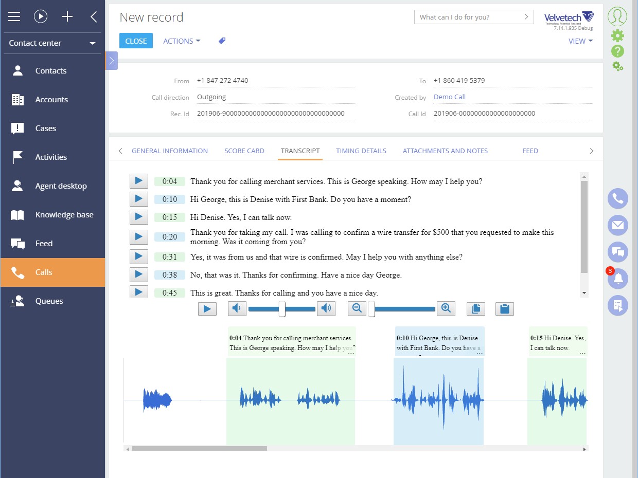 AI-powered call analytics platform for Creatio | Creatio Marketplace