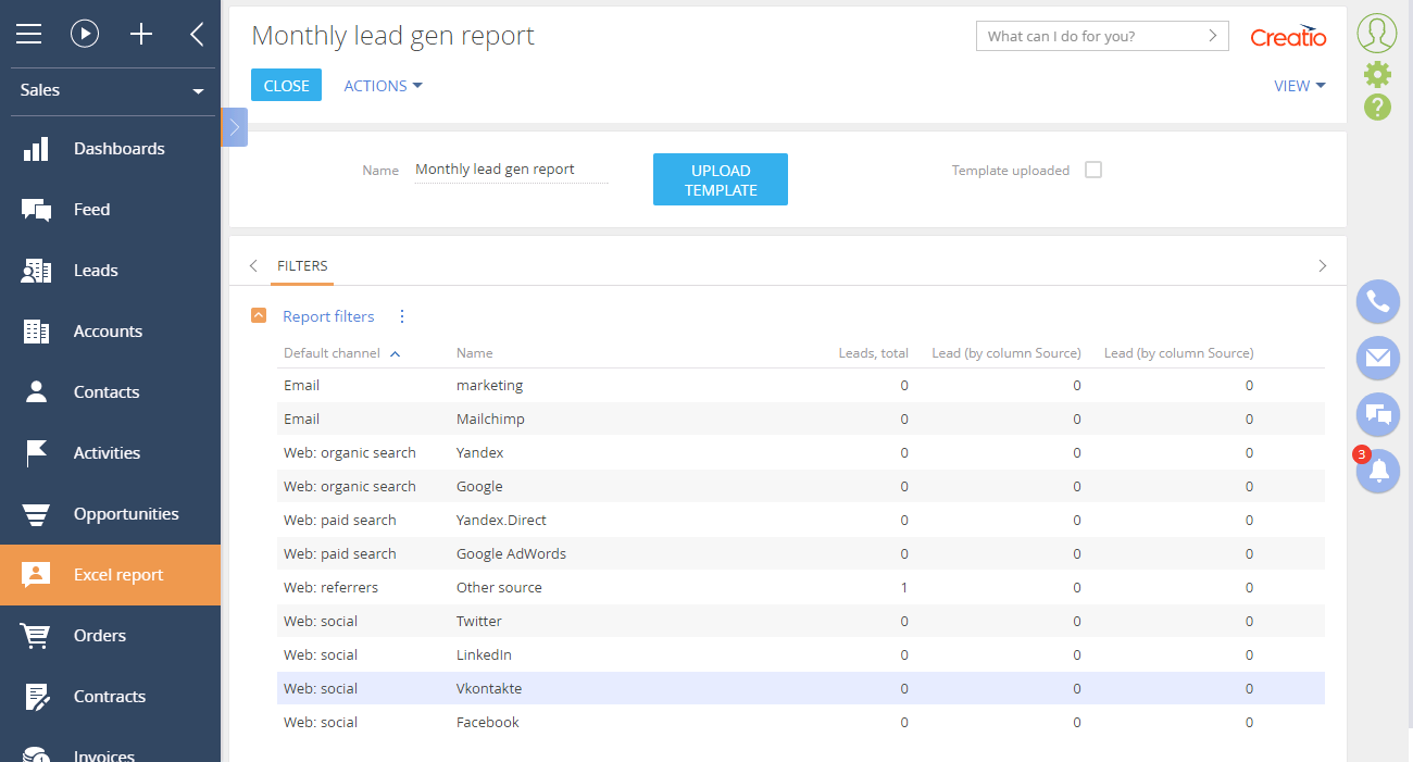 Excel Reports Builder For Creatio Creatio Marketplace
