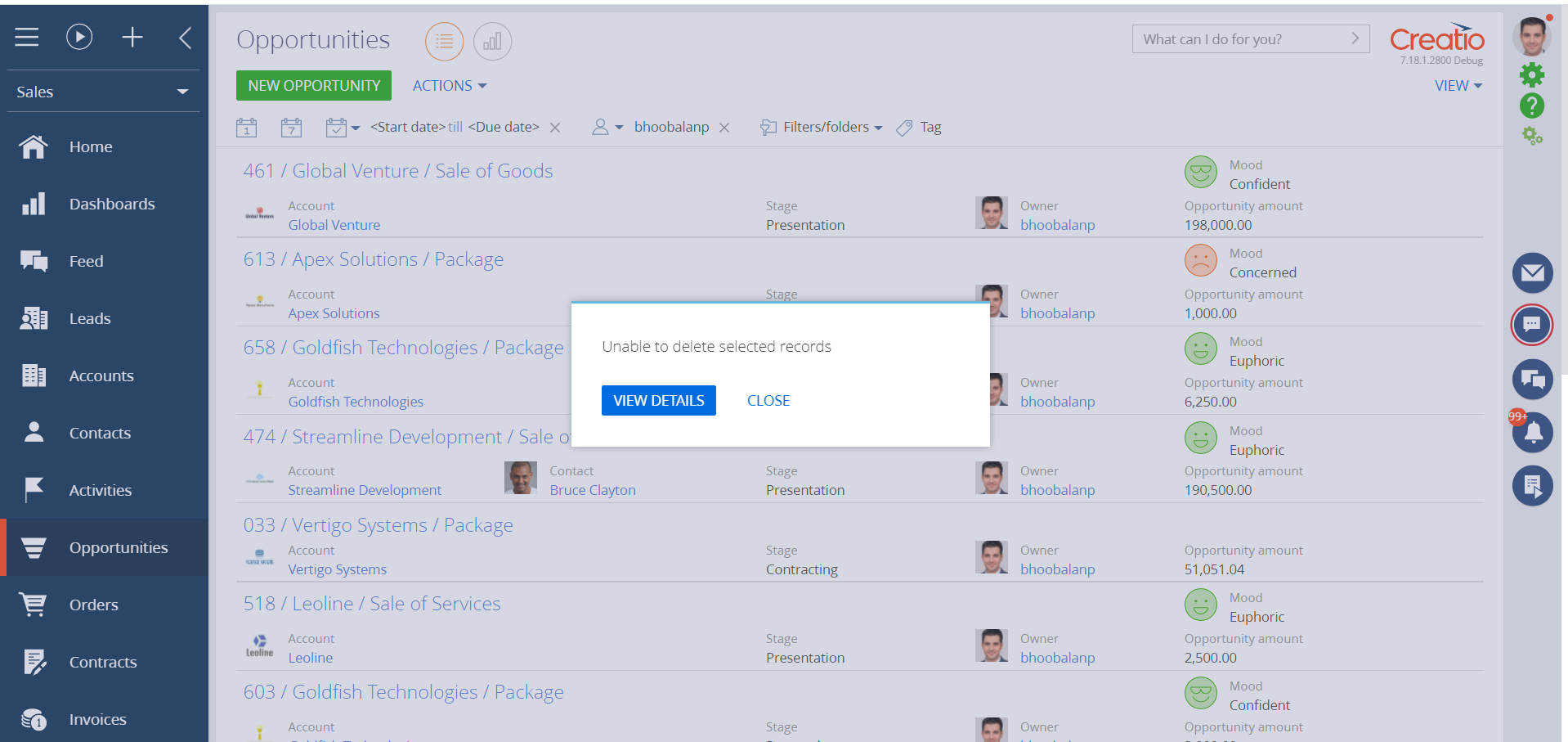 Buttons on Opportunity Edit Page for Creatio | Creatio Marketplace