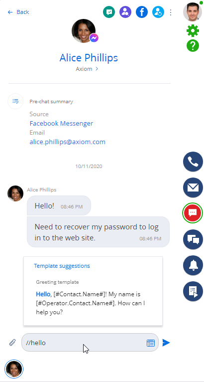 Facebook Messenger chat integration for Creatio | Creatio Marketplace