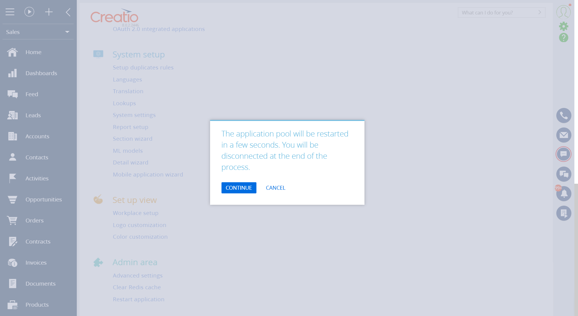 Maintenance tools for Creatio | Creatio Marketplace