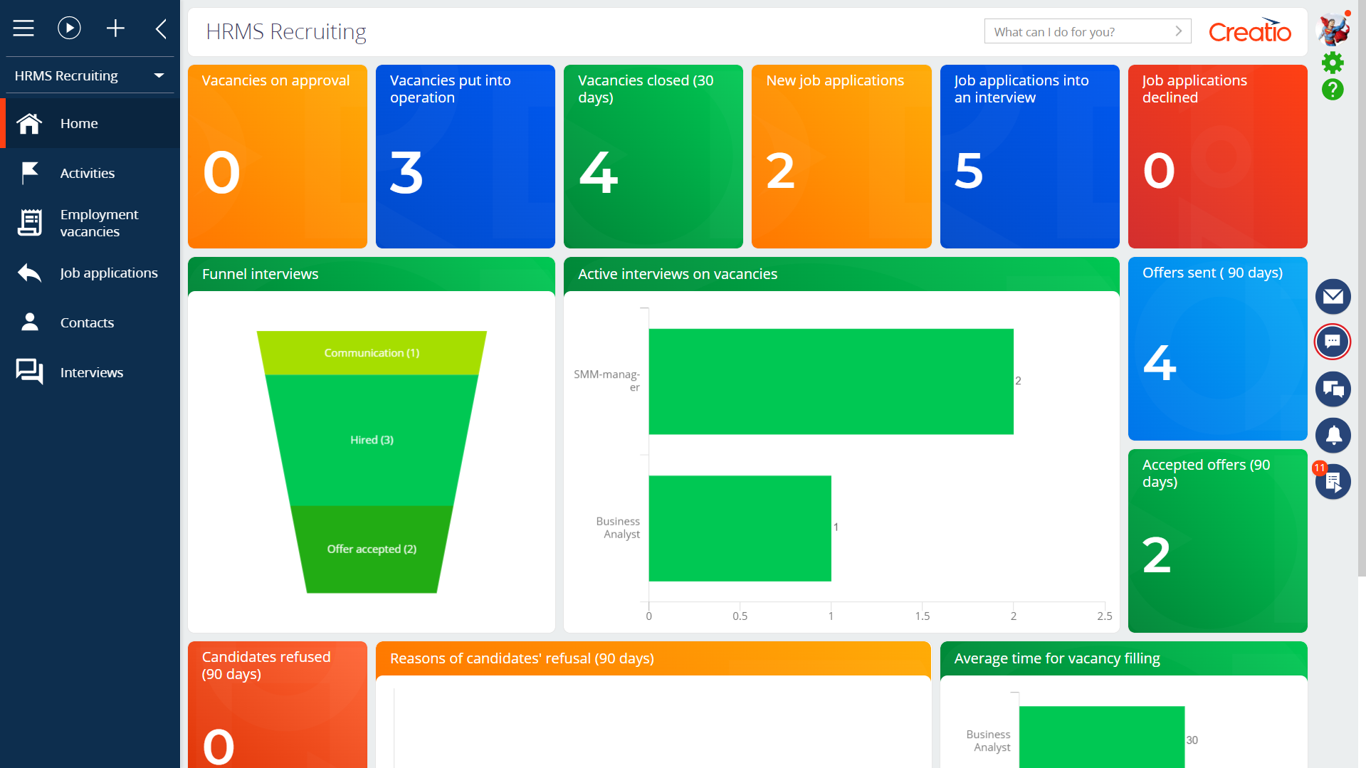 DData HRMS Creatio | Creatio Marketplace