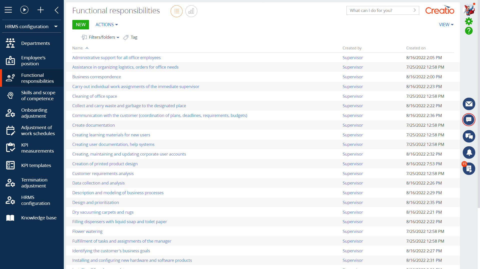 DData HRMS for Creatio | Creatio Marketplace