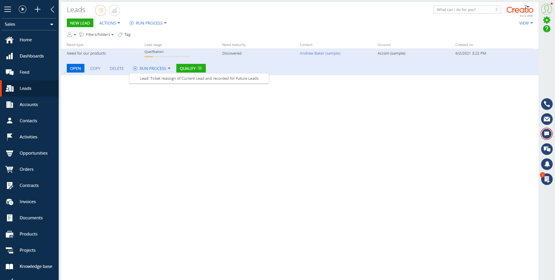 Change of an object assignee for Creatio | Creatio Marketplace Change of an object assignee for Creatio | Creatio Marketplace