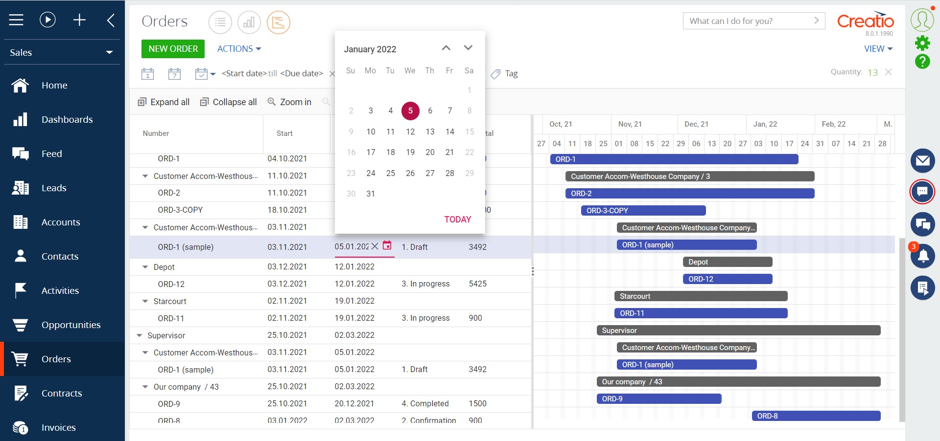 SalesUp Data views for Creatio | Creatio Marketplace