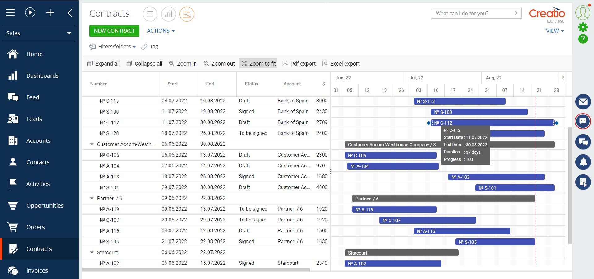SalesUp Data views for Creatio | Creatio Marketplace