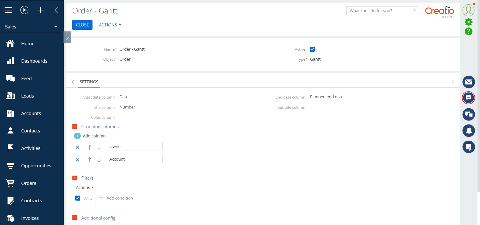 SalesUp Data views for Creatio | Creatio Marketplace