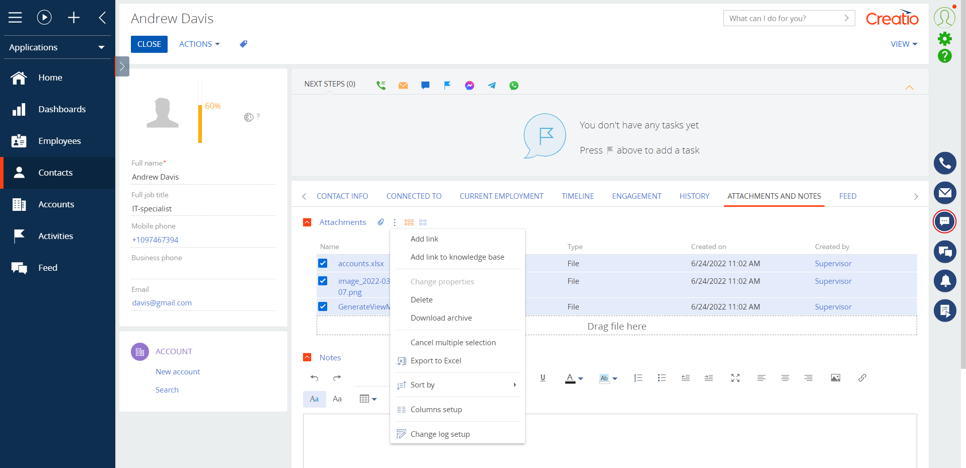 Multiple file downloader for Creatio | Creatio Marketplace