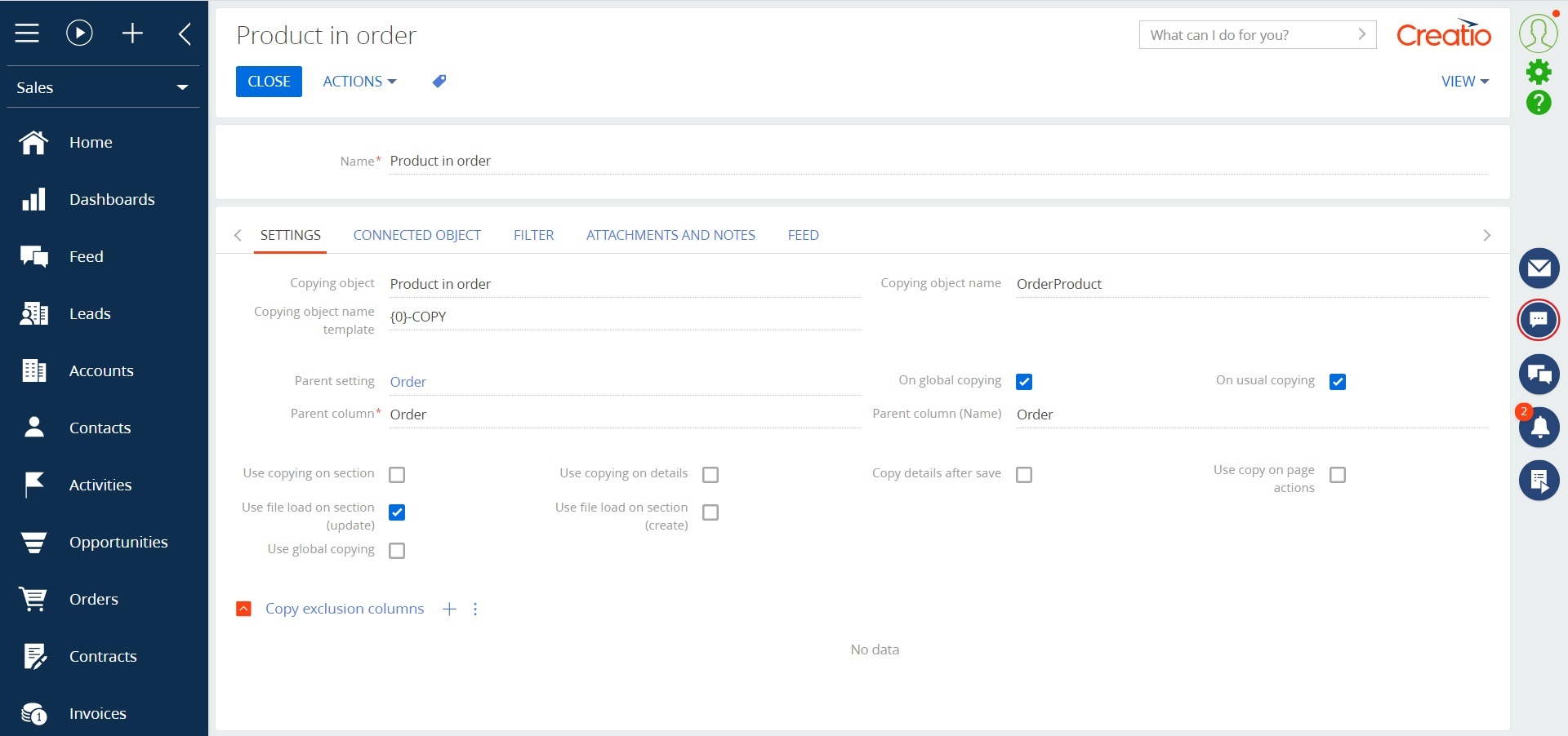SalesUp Copy object records for Creatio | Creatio Marketplace