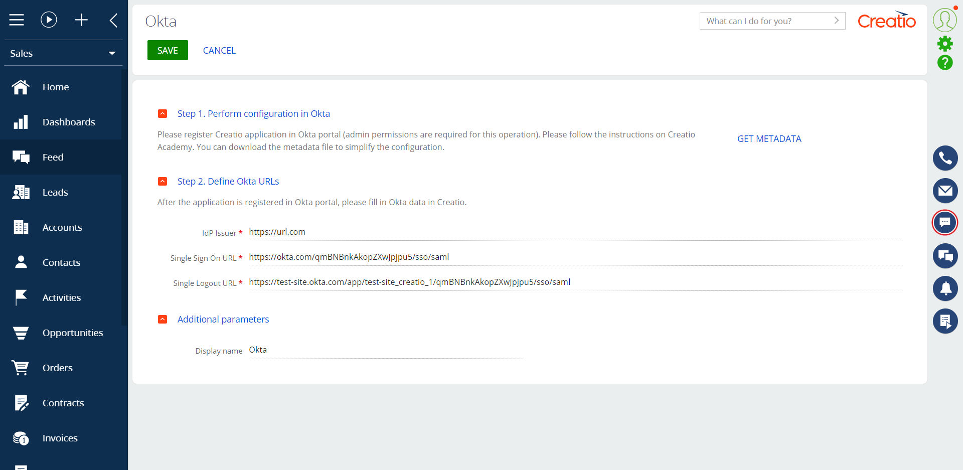 Okta connector for Creatio | Creatio Marketplace