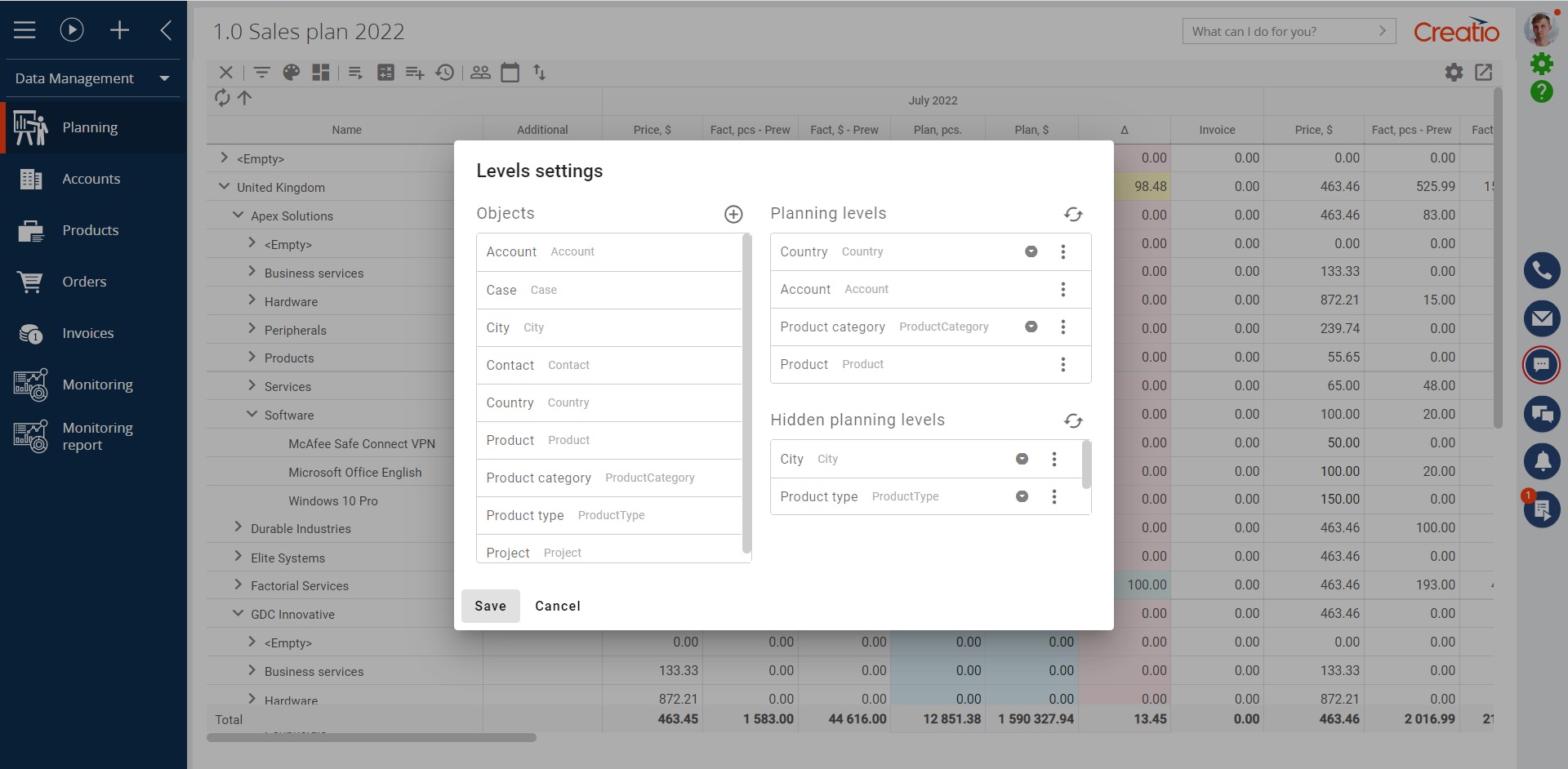 SalesUp Data Management for Creatio | Creatio Marketplace