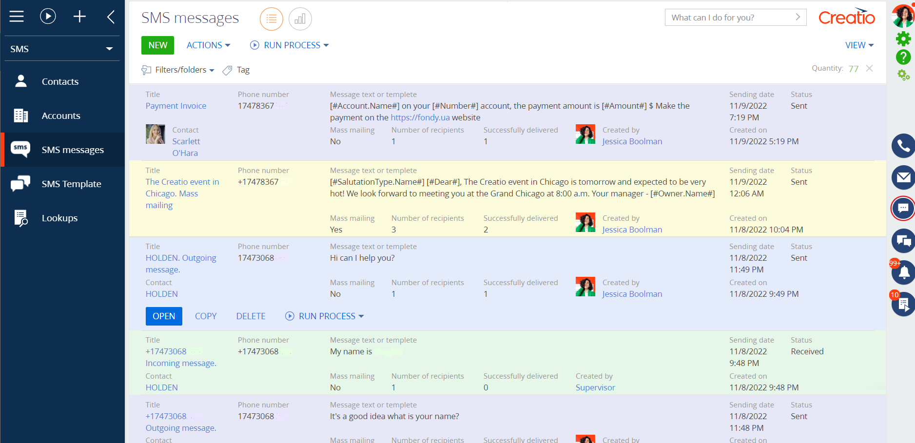 Twilio SMS Pro integration for Creatio | Creatio Marketplace