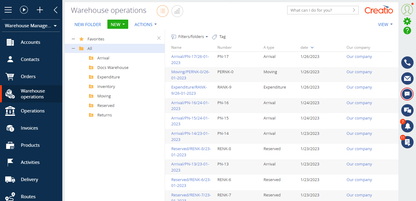 Storekeeper for Creatio | Creatio Marketplace