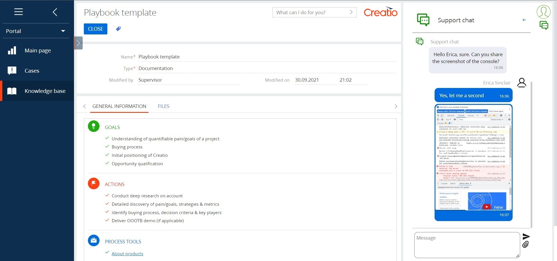 SalesUp Internal chats for Creatio | Creatio Marketplace