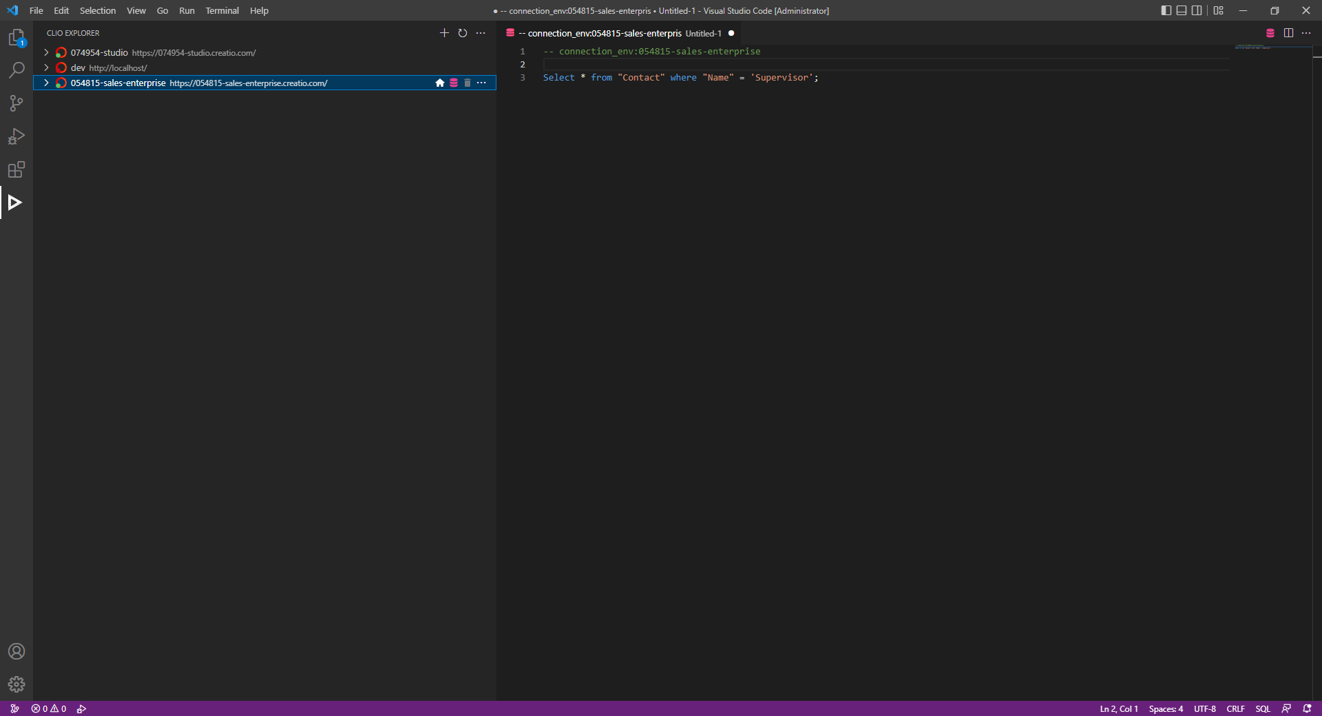Clio explorer for Creatio | Creatio Marketplace
