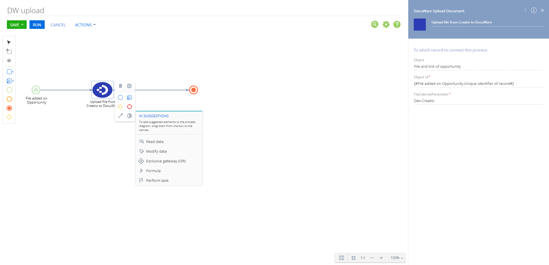 DocuWare connector for Creatio | Creatio Marketplace