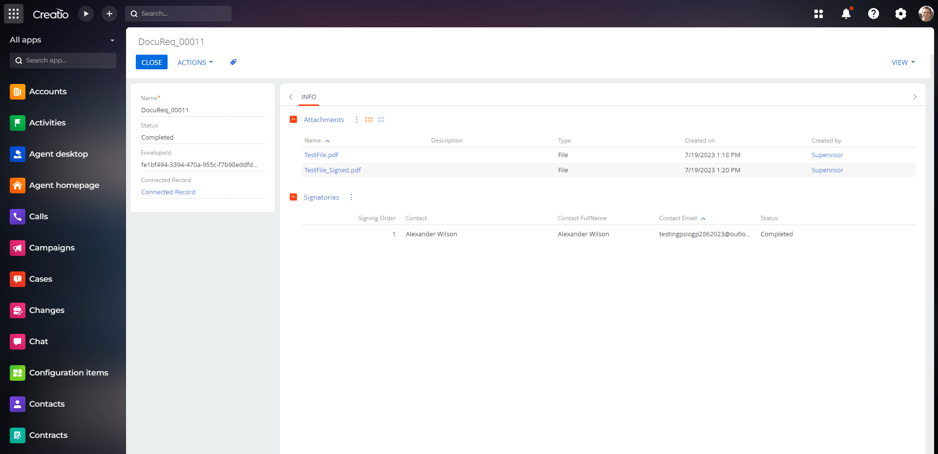 Psiog DocuSign integration for Creatio | Creatio Marketplace