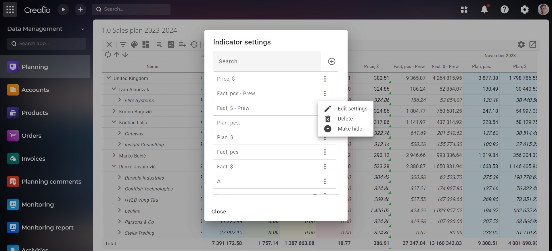 SalesUp Data Management for Creatio | Creatio Marketplace
