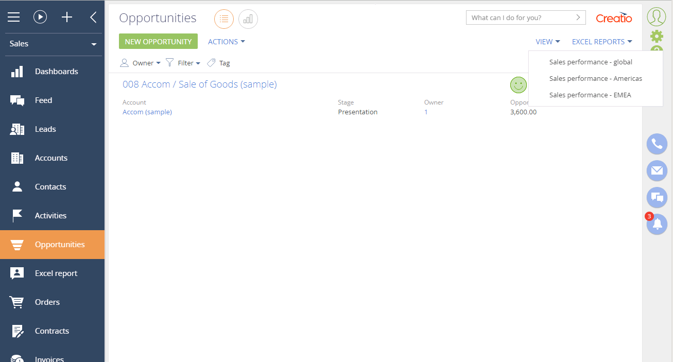 Excel reports builder for Creatio | Creatio Marketplace