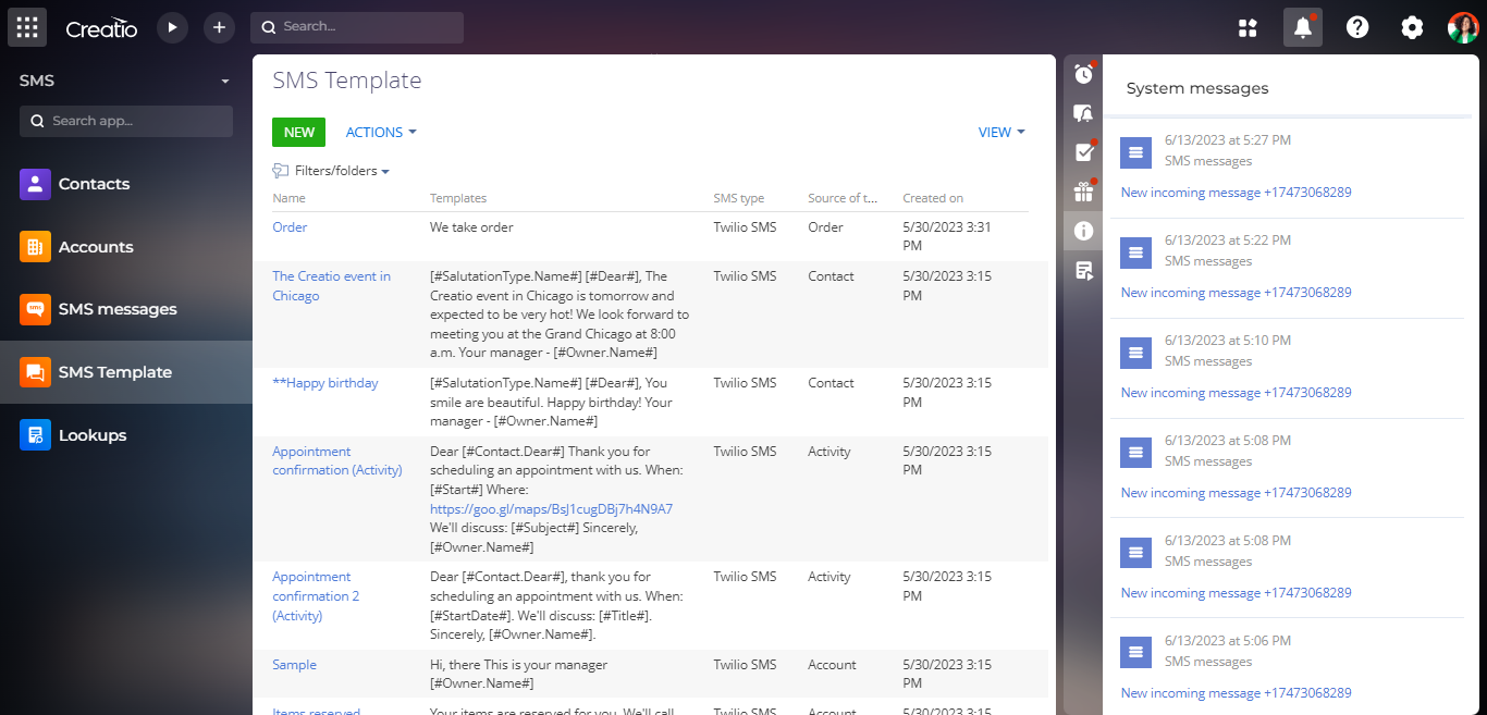 Twilio SMS Pro integration for Creatio | Creatio Marketplace