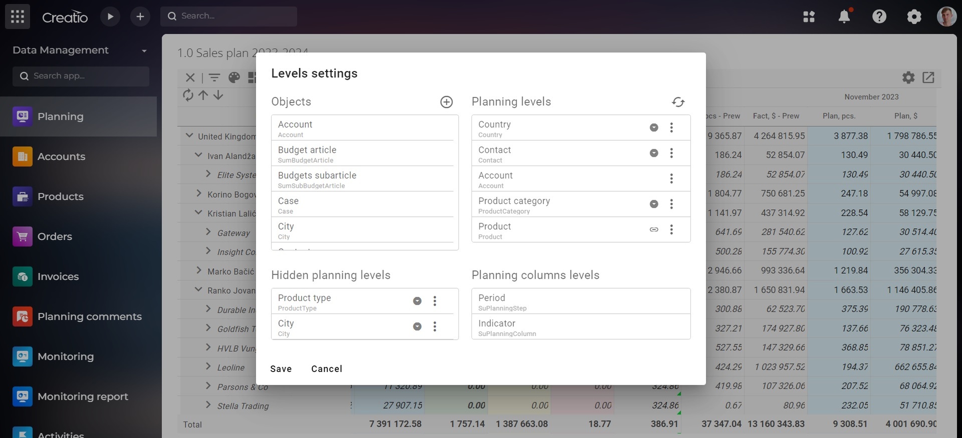 SalesUp Data Management for Creatio | Creatio Marketplace