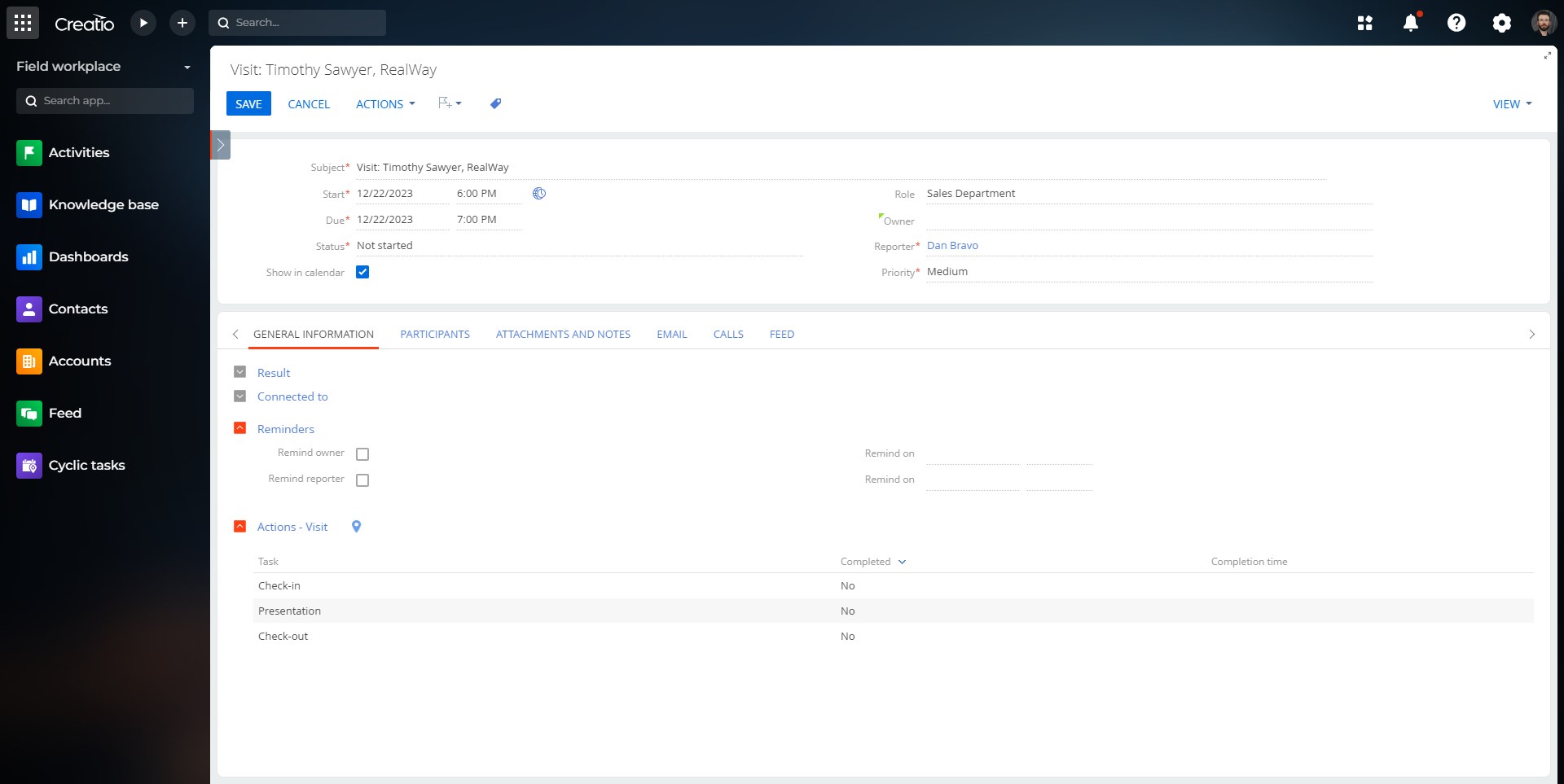 Field Management | Creatio Marketplace