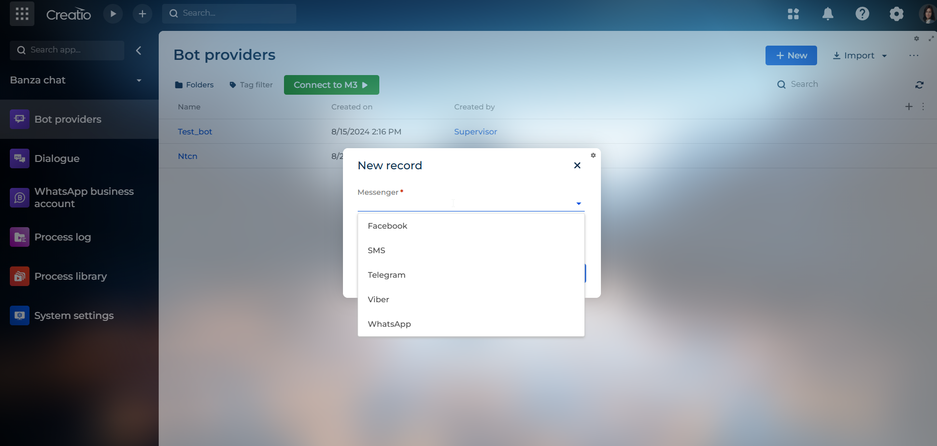 Banza Bot Constructor for Creatio | Creatio Marketplace